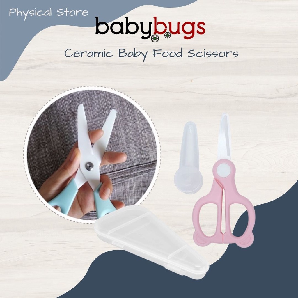 Bugs Ceramic Baby Food Scissors Anti-Rust Ceramic Scissors | Food Grade ...