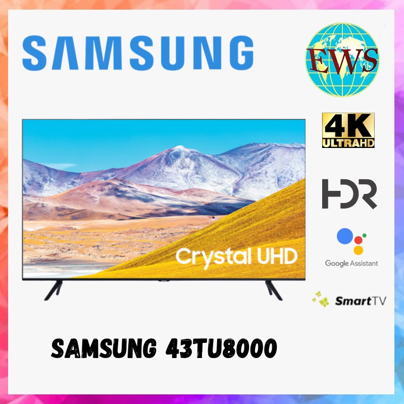 Samsung 43" class tu8000 crystal uhd 4k smart tv | BeeCost
