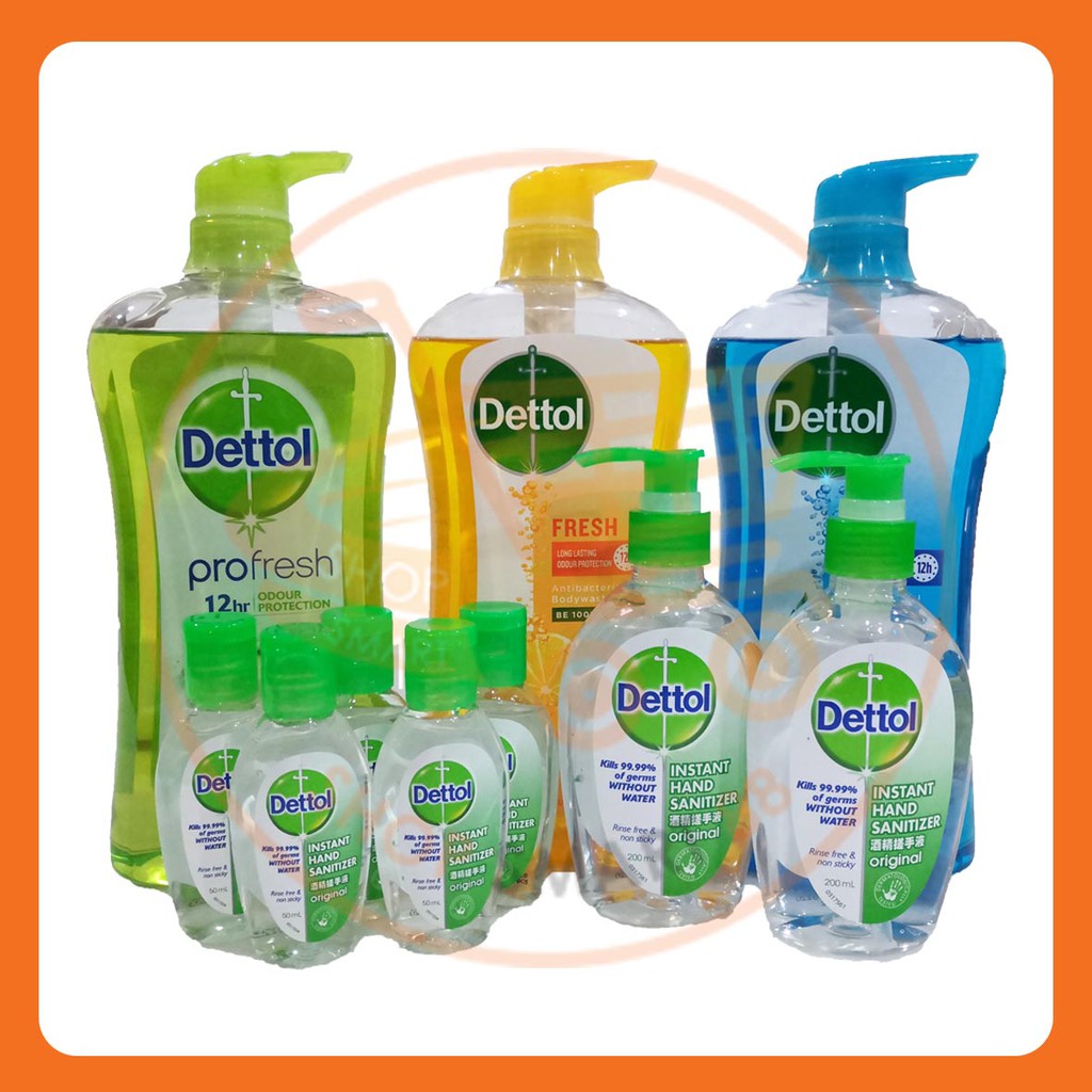 Dettol Hand Sanitizer & Body Shampoo | Shopee Malaysia