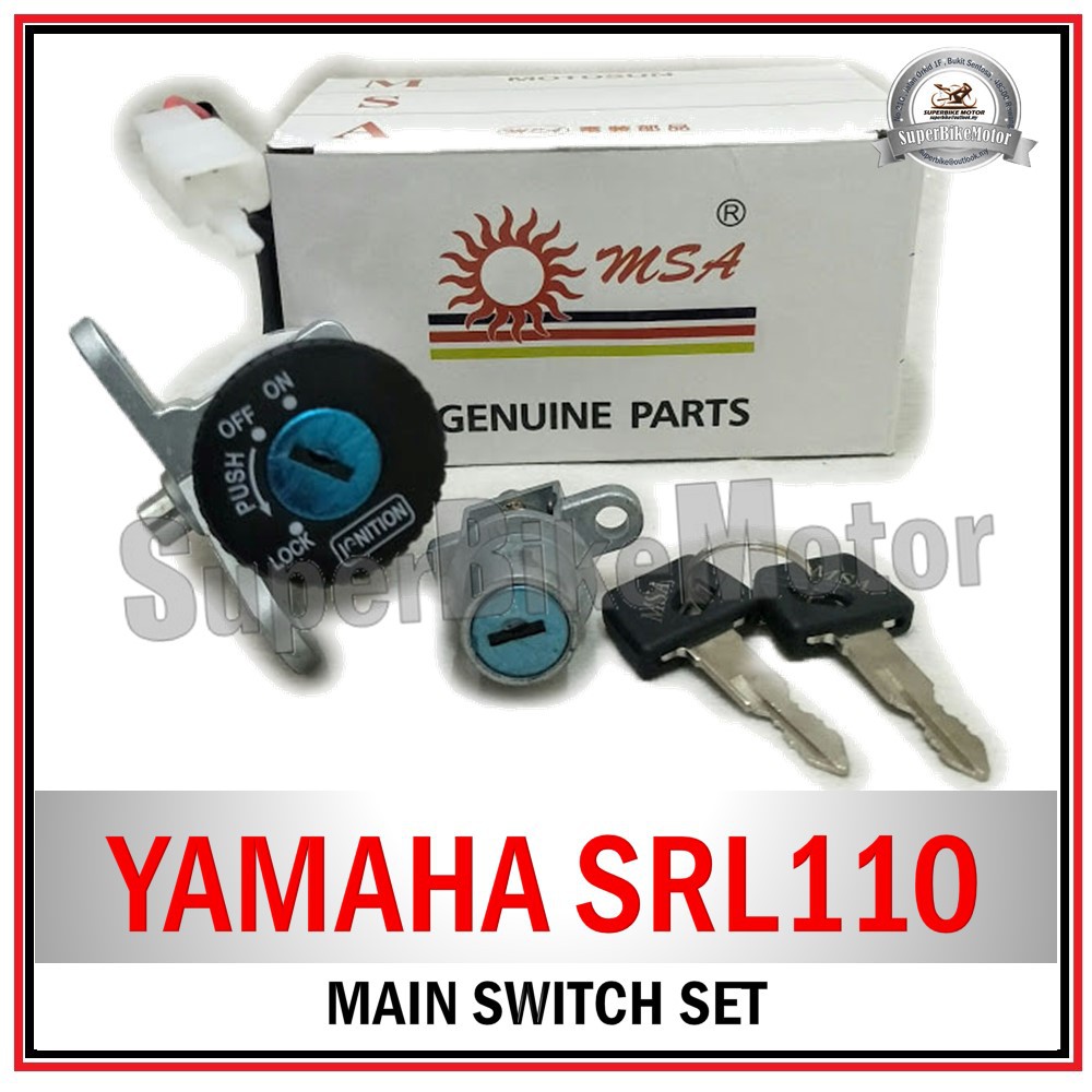 YAMAHA SRL110 Main Switch Complete Set - MSA | Shopee Malaysia