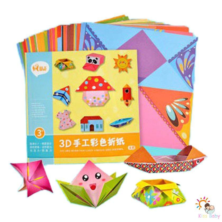 54 Pages DIY Kids Craft Toy 3D Cartoon Origami Handcraft Paper Art ...