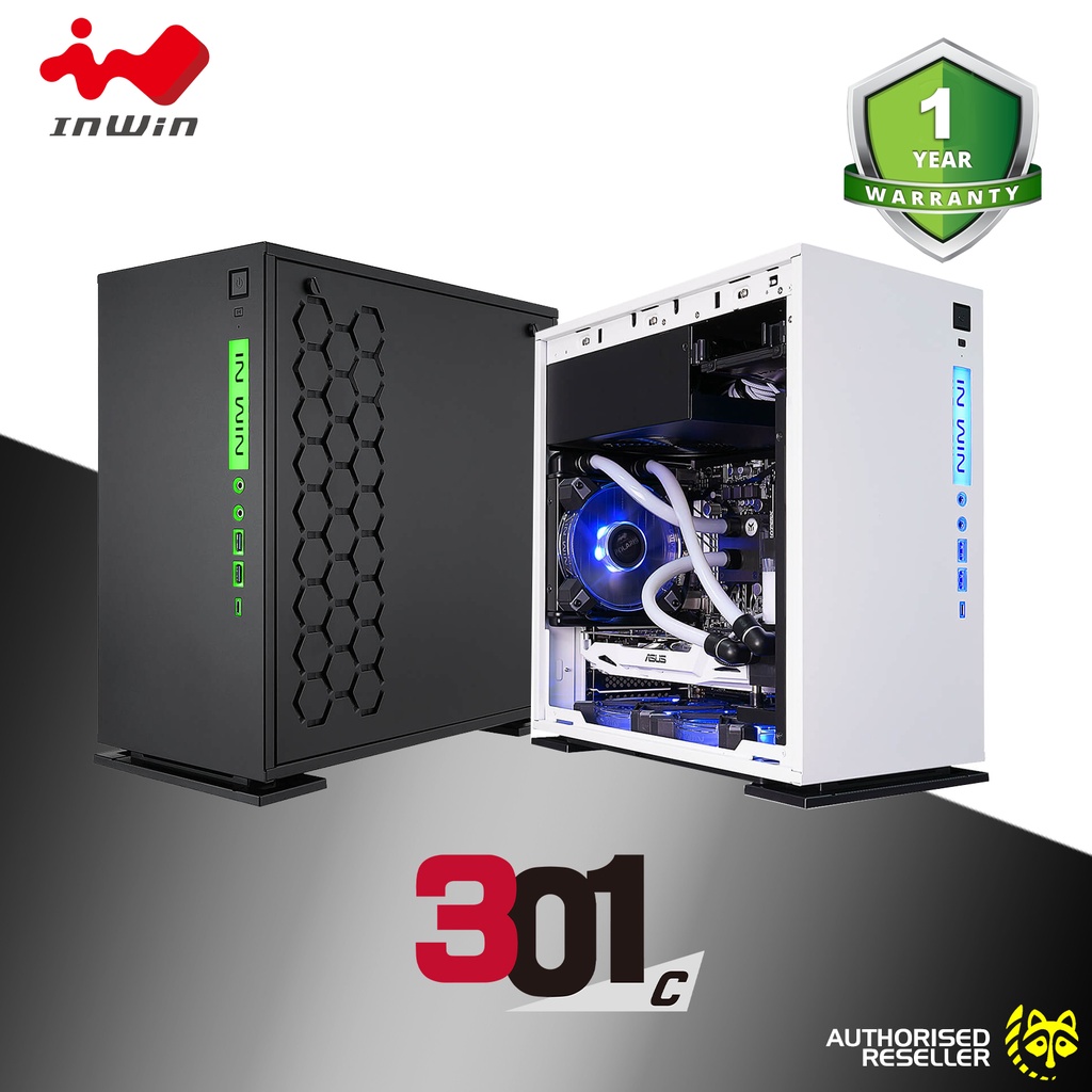 Inwin 301c Rgb M Atx Mini Tower Chassis Tg Pc Tempered Glass Usb 3 1