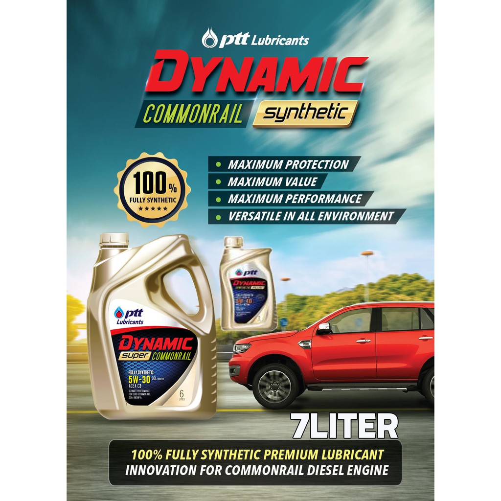 Ptt Nissan Navara Dynamic Commonrail Diesel Engine oil 5w30 Fully ...