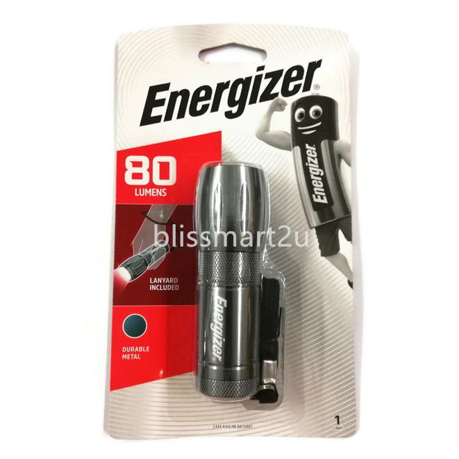 Energizer LED Metal Light 80 Lumens Torchlight Metal Casing Torch Light ...
