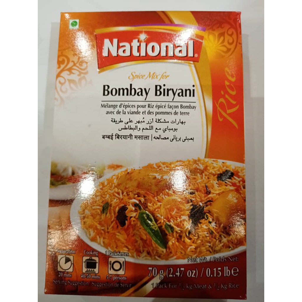 National Food-Bombay Biryani 70g/Makanan Kebangsaan-Bombay Biryani 70g ...