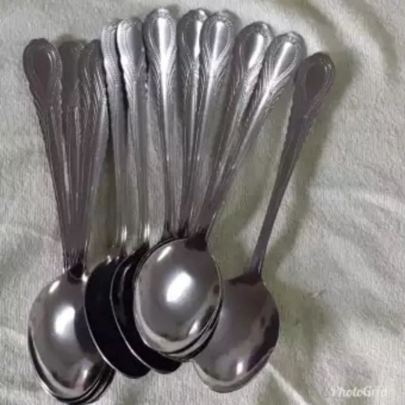 MAMA Stainless Steel Spoon / Sudu Besi (10pcs) | Shopee Malaysia