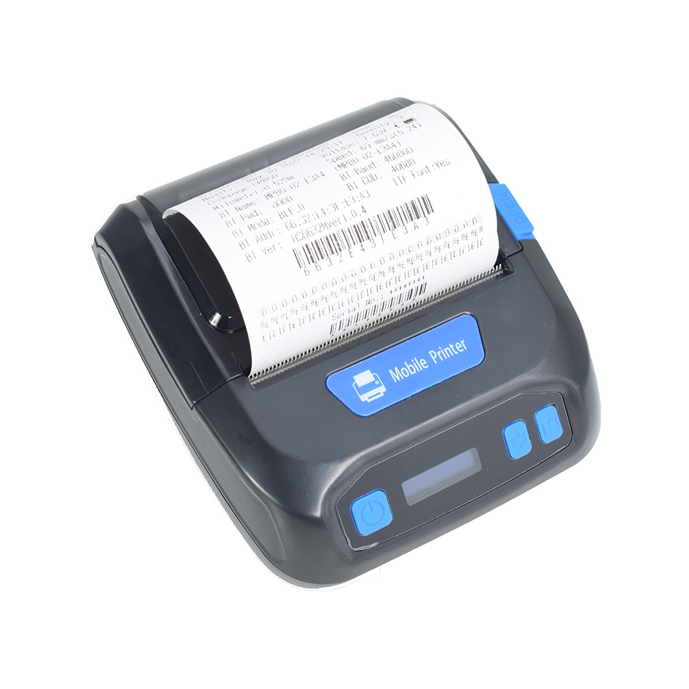 80mm Mobile Receipt Printer 3 inch Wireless Bluetooth Thermal Bill ...