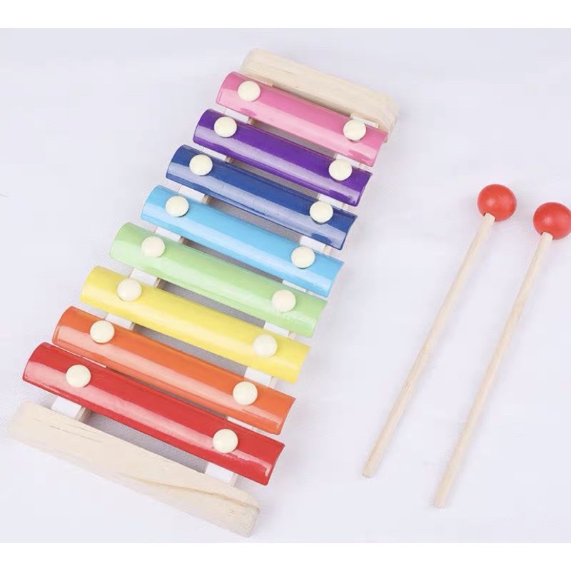 Baby Kids Hands Knocking Piano Eight-Tone Xylophone Musical Instrument ...