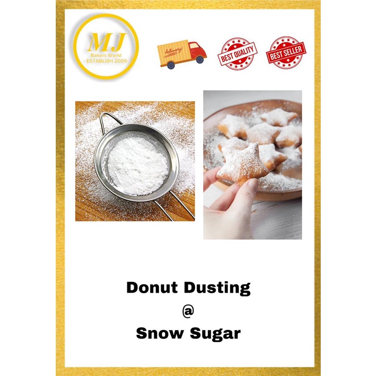 Dusting Powder/Snow Powder/Donut Dusting 1kg-500g-250g | Shopee Malaysia