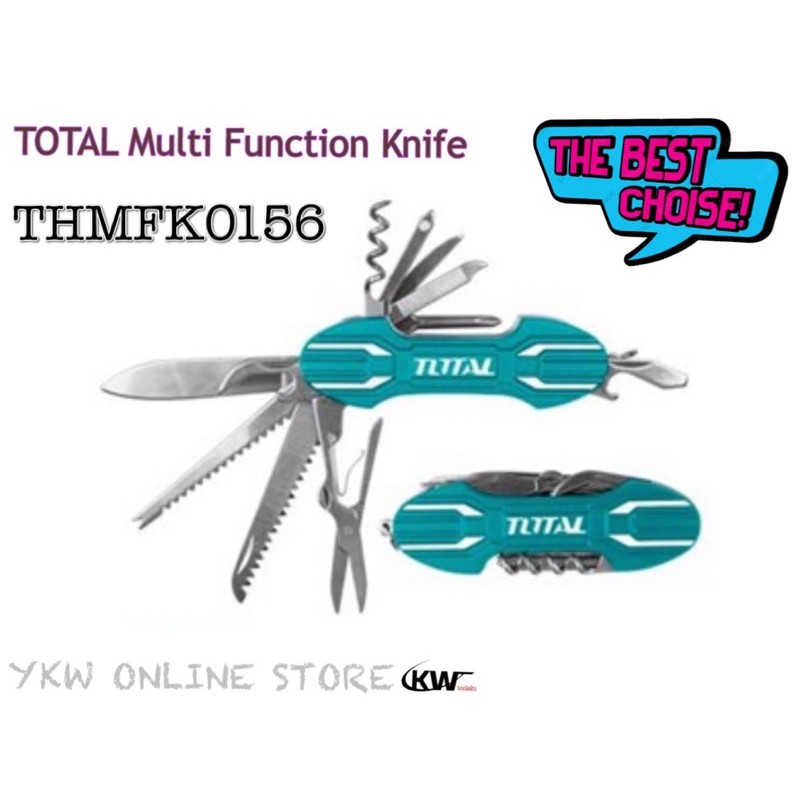 TOTAL 9.5CM Multi-Function Knife (THMFK0156) | Shopee Malaysia