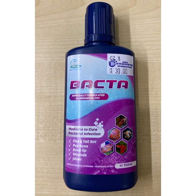 CZ Aqua Bacta 100ml - For Bacteria Infections (Made In Thailand ...