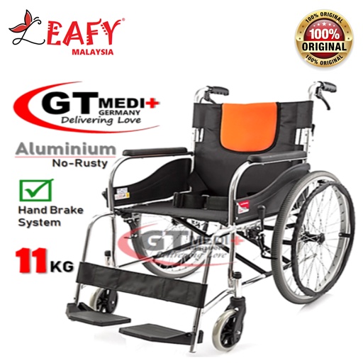 【100% ORIGINAL】W01-P-11 GT MEDIT GERMANY Ultra Lightweight Self Propelled Wheelchair Foldable ...