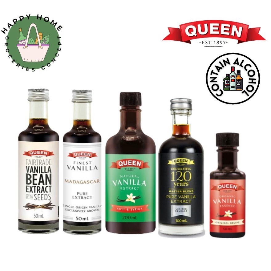 Queen Vanilla Extract/Essence Fairtrade/Madagascar/Master Blend/Natural ...