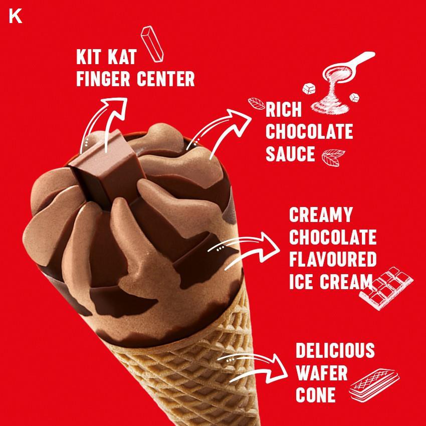 nestlé kit kat ice cream cone | BeeCost