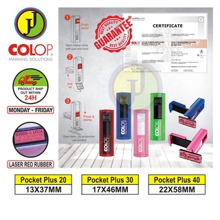 COLOP Cop Nama Stamp Chop Pocket Stamp Rubber Stamp Nurse Stamp Self ...