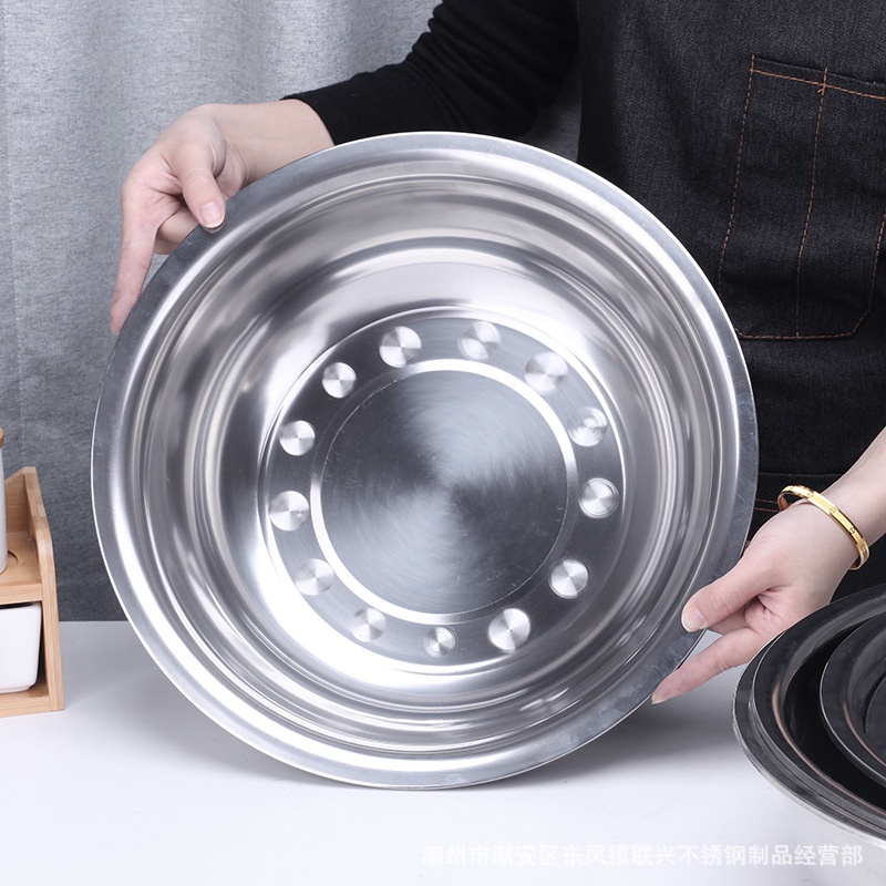 Keluli tahan karat Besen Baldi Sisi Lebar Besar Besi Keluli Tahan Karat ...