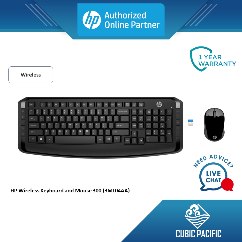 HP Wireless/ Wired Keyboard & Mouse Combo | BeeCost
