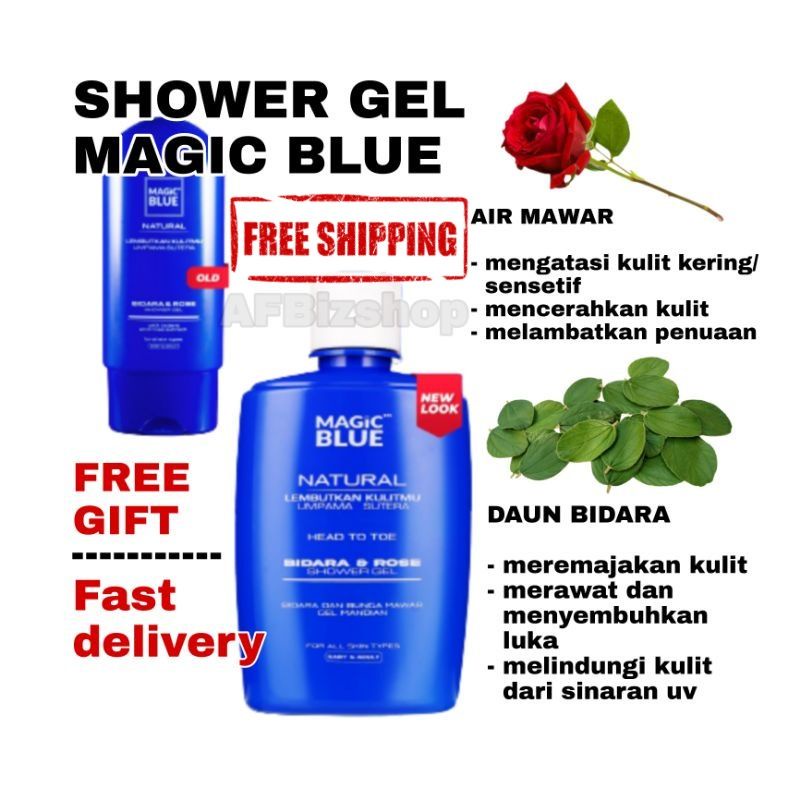 Magic Blue mandian bidara rose | Gel mandian bidara | Sabun bidara ...