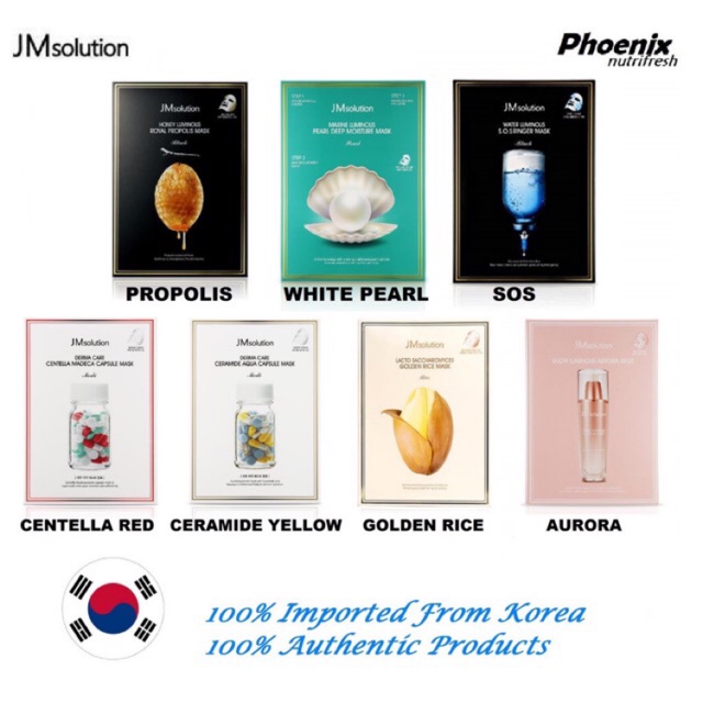 JM Solution Facial Mask (10 Pcs) | Shopee Malaysia