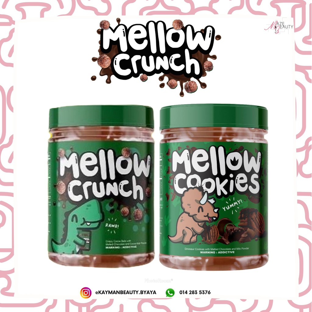 Mellow Crunch and Mellow Cookies with Milo Toppings | Shopee Malaysia