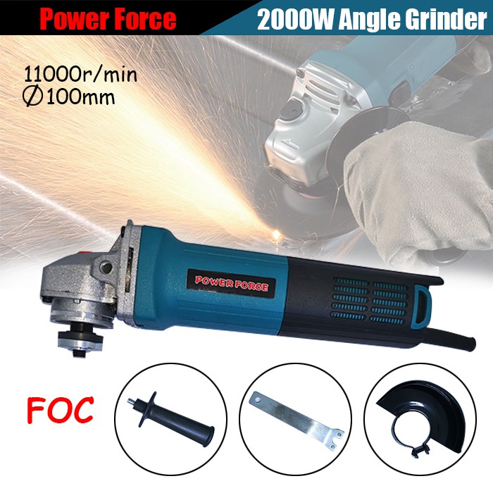 POWER FORCE Multifunctional Angle Grinder Grinding Machine 2000W ...