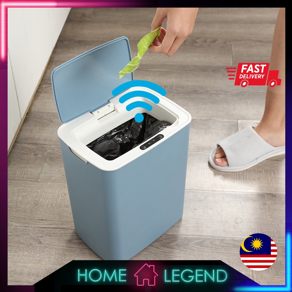 (Clearance) Light Intelligent Automatic Touchless Smart Sensor Dustbin ...