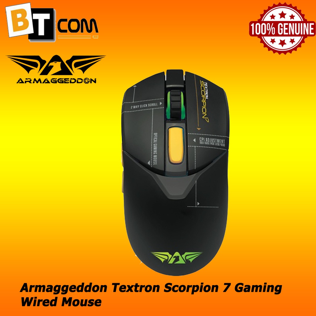 Armaggeddon Textron Scorpion 7 Gaming Wired Mouse | Shopee Malaysia