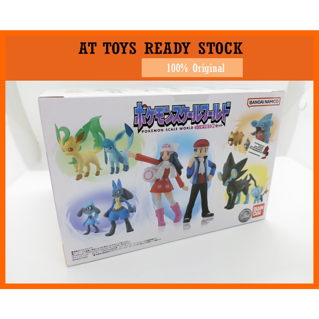 -ORIGINAL-POKEMON SCALE WORLD SINNOH REGION 2 SET W/O GUM | Shopee Malaysia