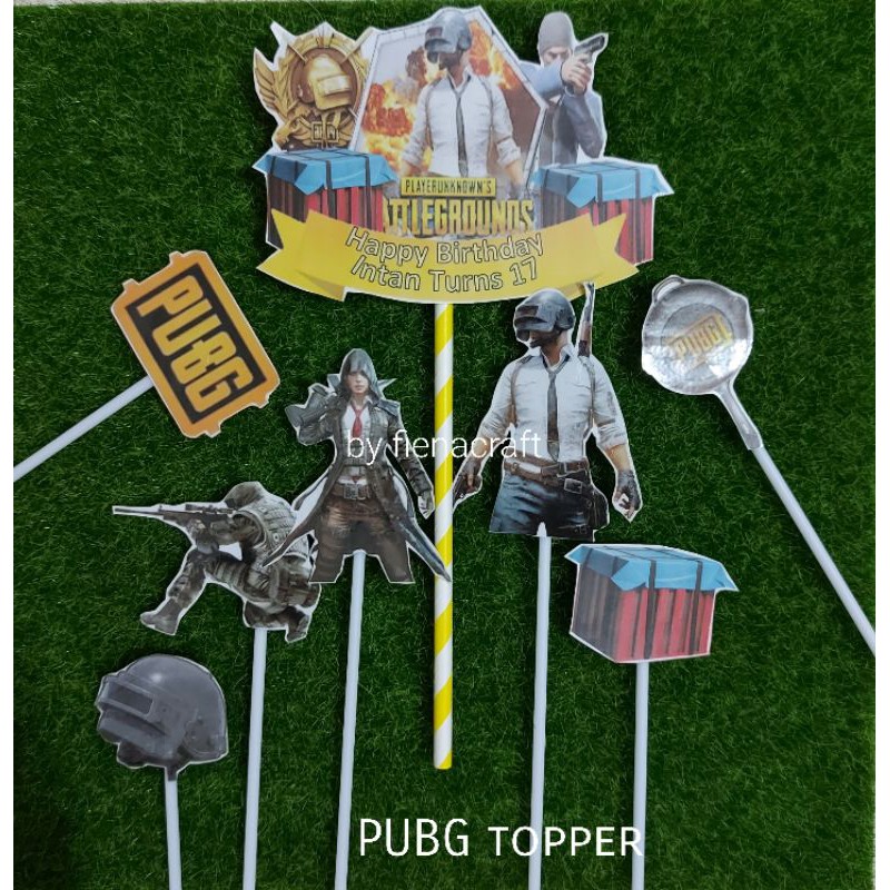 PUBG CAKE TOPPER 5INCH CAKE | Shopee Malaysia
