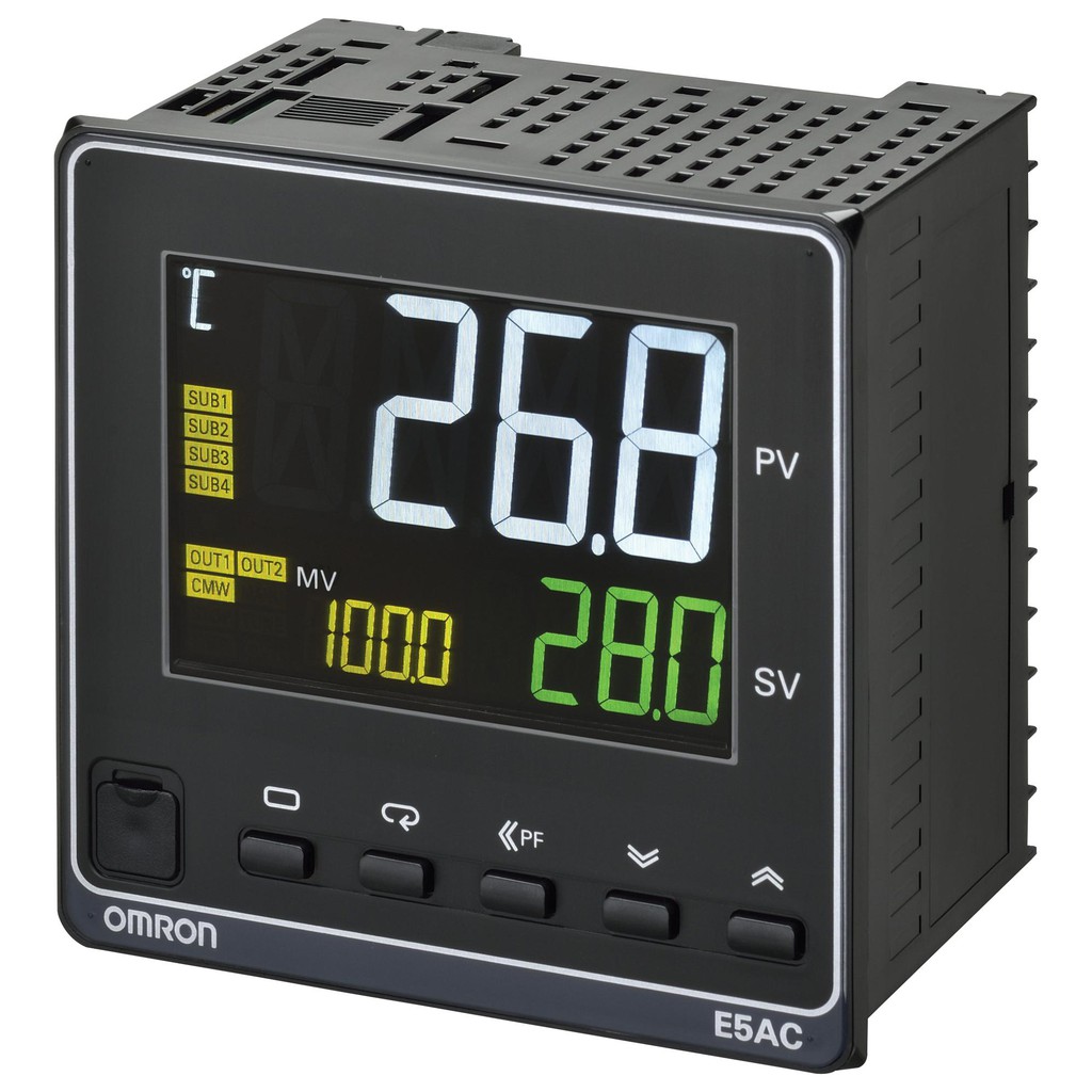 OMRON Temperature Controller E5AC-RX3ASM LCD Display E5CC-RX2ASM ...