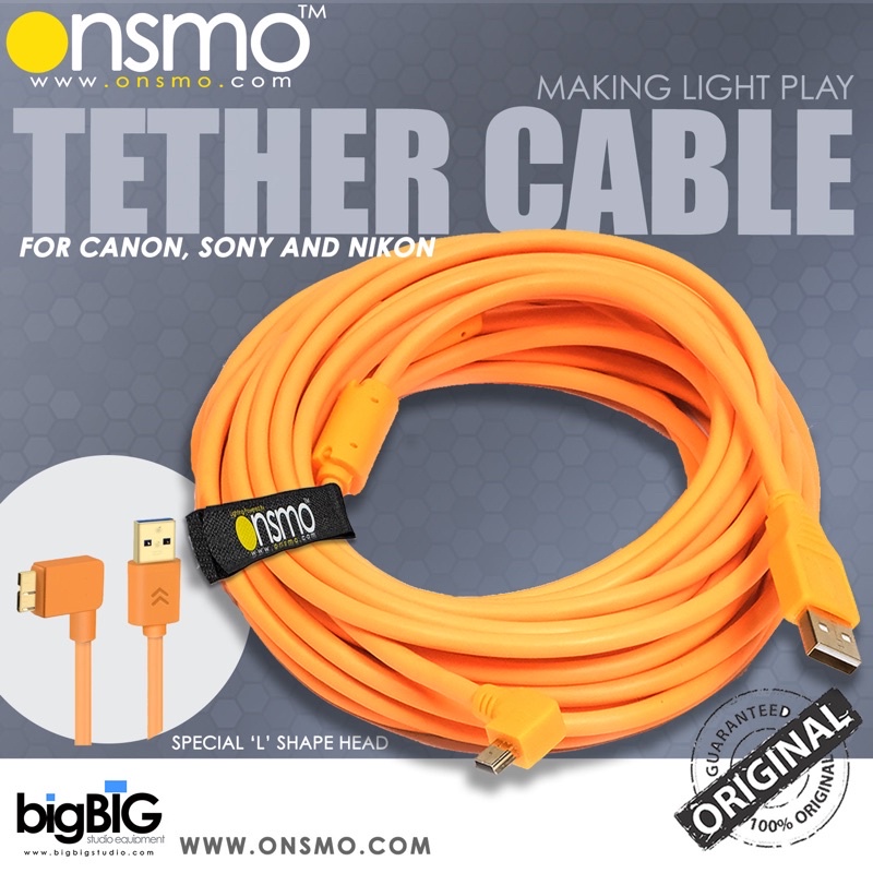 Onsmo Usb Tether Cable Ttc Usb For Direct Camera Transfer Data To
