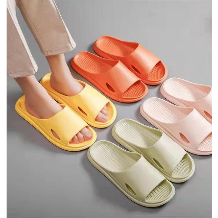 Popular Comfortable 1 piece design Thick Sole Shower Slippers House ...