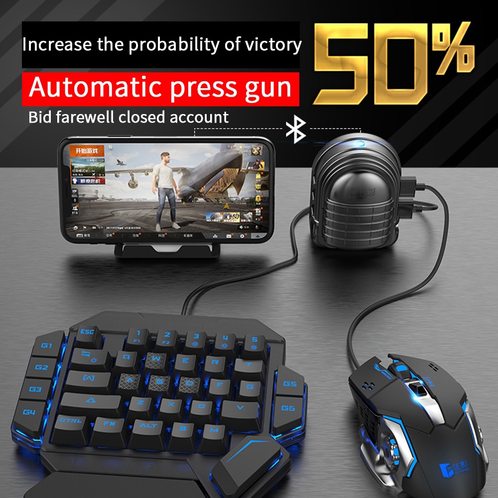 Mix3 Pubg Cod Artifact Auxiliary Game Mobile Phone Mouse Keyboard