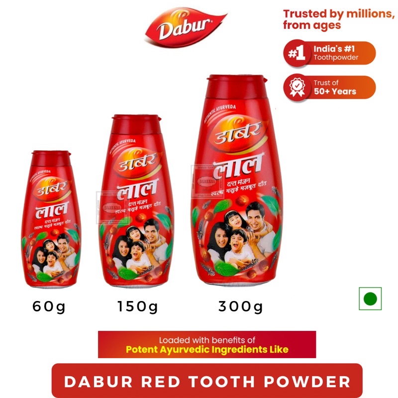 Dabur Red Tooth Powder - Ayurvedic Tooth Powder | Shopee Malaysia