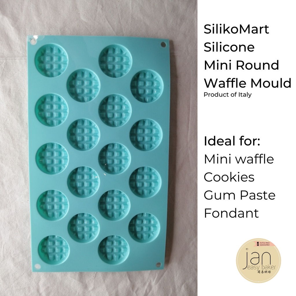 Silikomart Silicone Mini Waffle Mould (Made in Italy) SQ051 | Shopee ...