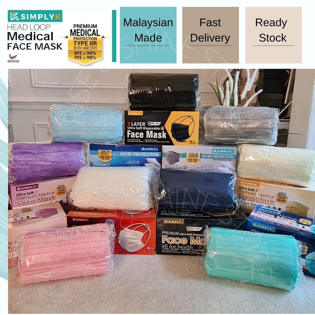 SIMPLY-K 3 PLY & 4 PLY NANO SURGICAL AND MEDICAL HEADLOOP HIJAB ...