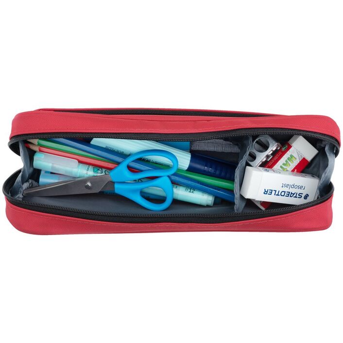 [NEW] Lihit Lab Twin Zip Multi Compartment Pencil Case | Shopee Malaysia