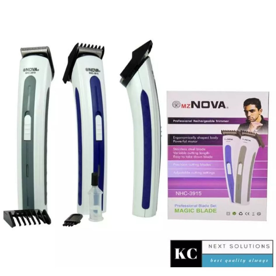 Nova Wireless Rechargeable Hair Cut Trimmer/Clipper/Cutter/Shaver ...