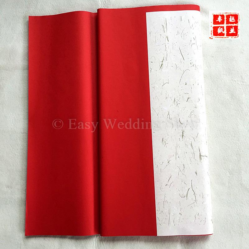 Red Chinese Calligraphy Practice Xuan Paper Writing Couplets Chinese ...