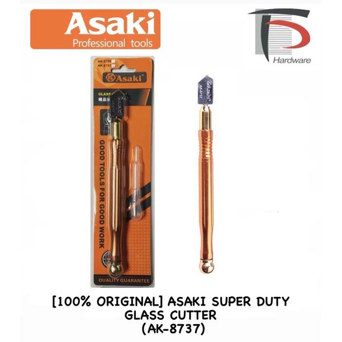 [100% ORIGINAL] ASAKI SUPER DUTY GLASS CUTTER (AK-8737) | Shopee Malaysia