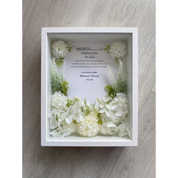 Gubahan Frame Duit Mas kahwin / Frame Kayu | Shopee Malaysia