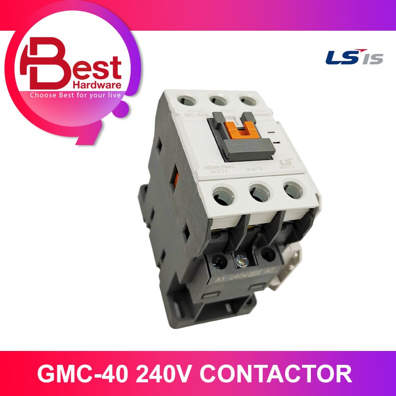 BEST HARDWARE - LS GMC-40A 240V METASOL MAGNETIC CONTACTOR | Shopee ...