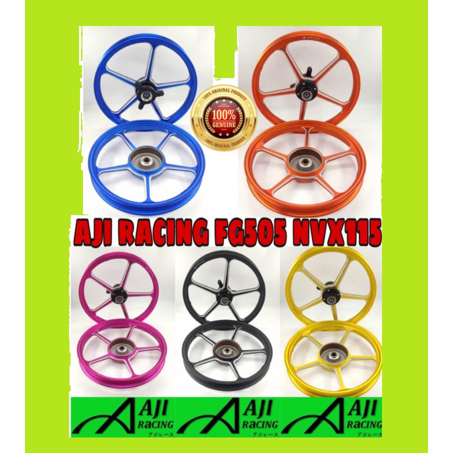 AJI RACING NVX 155 FG505 SPORT RIM CUSTOM HUB (MATT COLOUR)-PNP PLUG AND PLAY | Shopee Malaysia