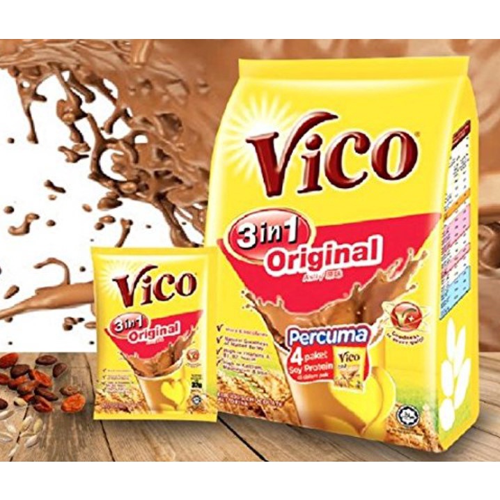 Vico 3 in 1 Original 32g x 18 sachets [PACK] | Shopee Malaysia