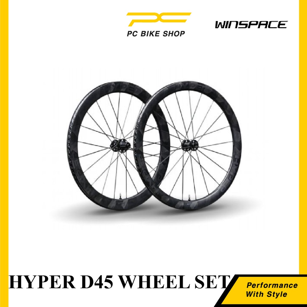 Winspace Hyper D45 Carbon Wheelset Disc Brake | Shopee Malaysia
