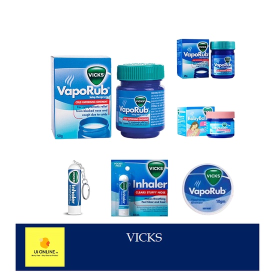 VICKS VAPORUB / INHALER | Shopee Malaysia