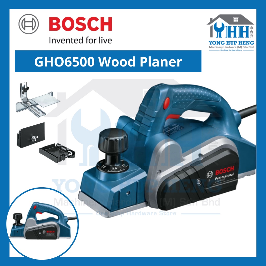 BOSCH GHO 6500 Professional Wood Planer With Hex Key + Parallel Guide ...