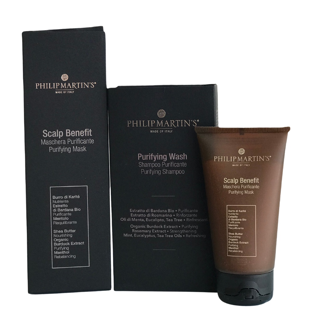 Philip Martin's Organic Purifying Shampoo 320ml + Scalp Benefit 200ml ...