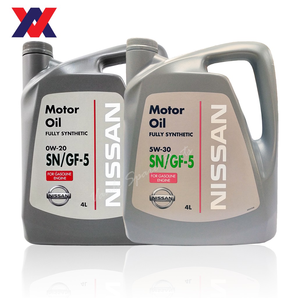 Nissan fully synthetic 5w30 / 0w20 engine oil 4l sn/gf-5 | BeeCost