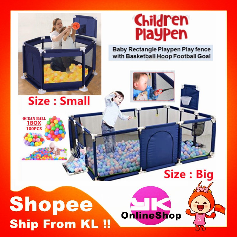 NEW STOCK !! CHILDREN PLAYPEN/ Baby Kid Play Pen Safety Play Yard With ...